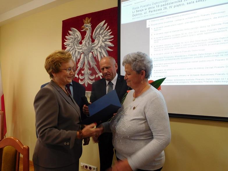 Stanisława Dybowska i Stanisława Krasnoid odznaczone - wiadomości